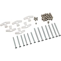 Amazon.com: Rubbermaid FastTrack Closet Hardware Kit, White, Adjustable ...