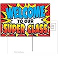 Amazon.com : Teacher Created Resources Superhero Postcards : Office ...