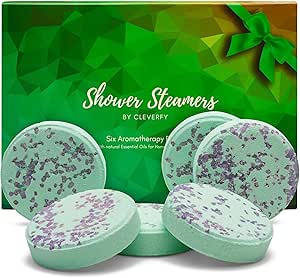 Amazon.com: Cleverfy Aromatherapy Shower Steamers - Set of 6 Shower ...