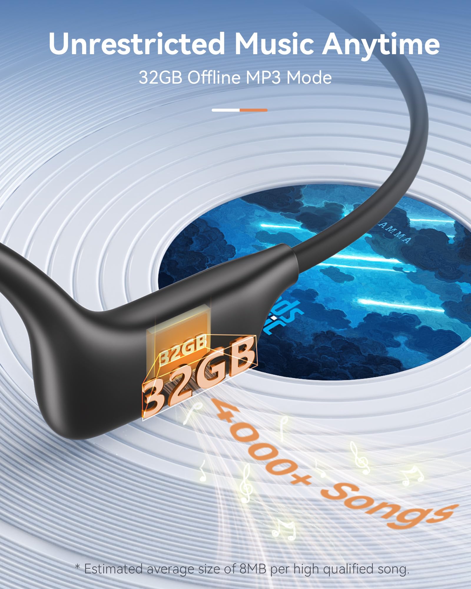 Mua Open Ear Sport Headphones, Wireless Bone Conduction Earphones ...