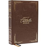 NRSVCE, Illustrated Catholic Bible, Genuine leather over board, Brown ...