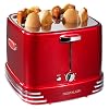 Nostalgia 4 Slot Hot Dog and Bun Toaster with Mini Tongs, Hot Dog ...