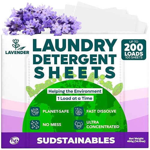 Sudstainables Laundry Detergent Sheets (200 Loads) – Eco-Friendly ...
