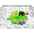 Amazon.com: ALEX Art Large Coloring Poster - Animals Giant Coloring ...