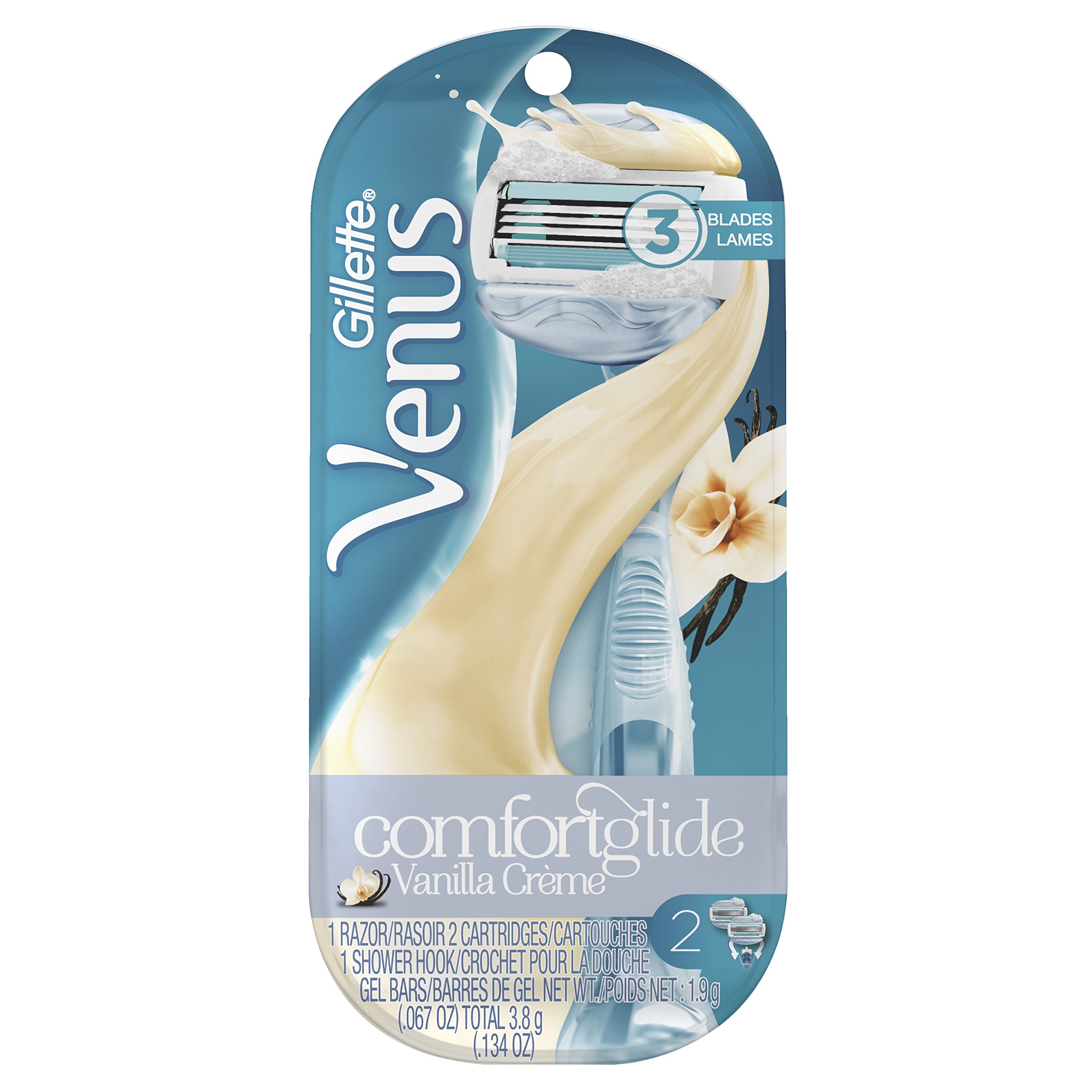 Amazon.com : Gillette Venus ComfortGlide Freesia Women's Razor - 1 ...
