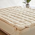 Amazon.com: Wow 100% Organic Merino Wool Pillow Top Mattress Topper 2 ...