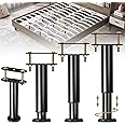 Amazon.com: 4 Pack Adjustable Height Center Support Leg for Bed Frame ...