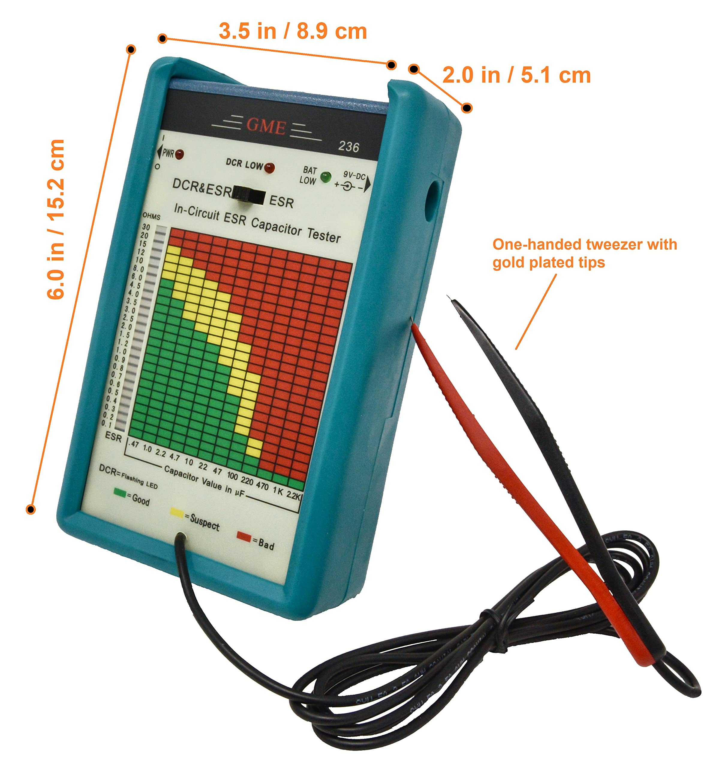 Mua GME Professional in Circuit ESR Capacitor Tester, Capacitance ESR ...
