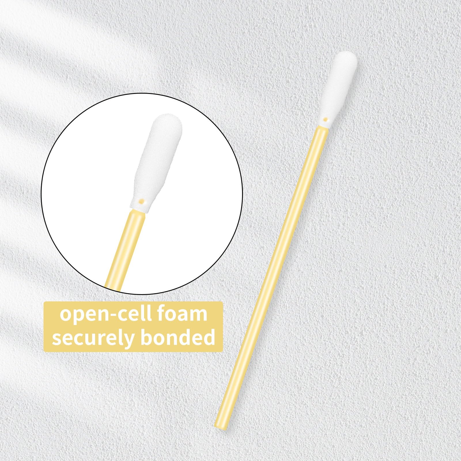 Mua Chinco 200 Pieces Foam Swab Sponge Swab Foam Tips Sponge Stick for ...