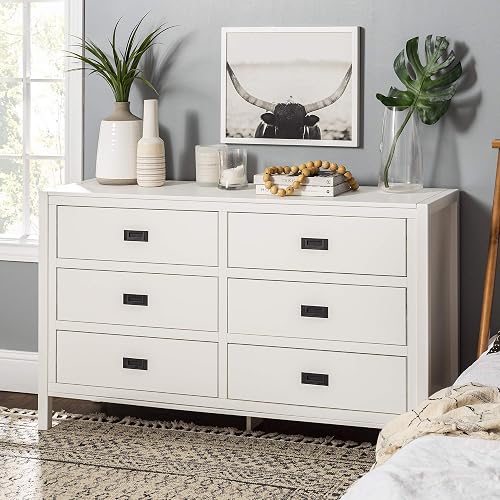Walker Edison Traditional Simple Wood Accent Entryway Console Sideboard ...