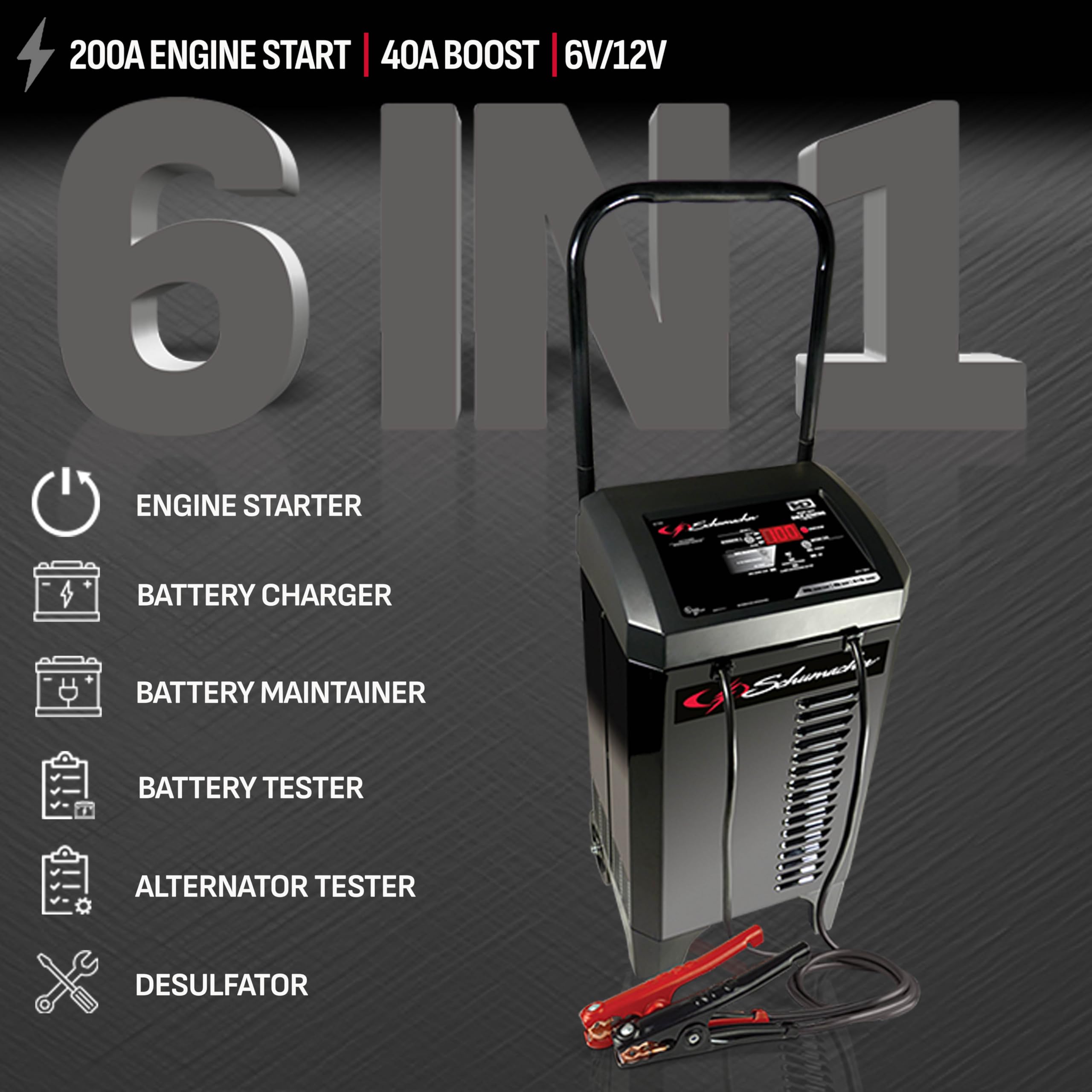Mua Schumacher Electric Wheeled Automatic 6A Car Battery Charger and ...