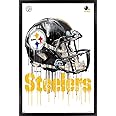 Amazon.com: Trends International NFL Pittsburgh Steelers - Drip Helmet ...
