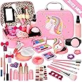 Amazon.com: Kids Makeup Kit for Girls, Real Washable Makeup Set for ...