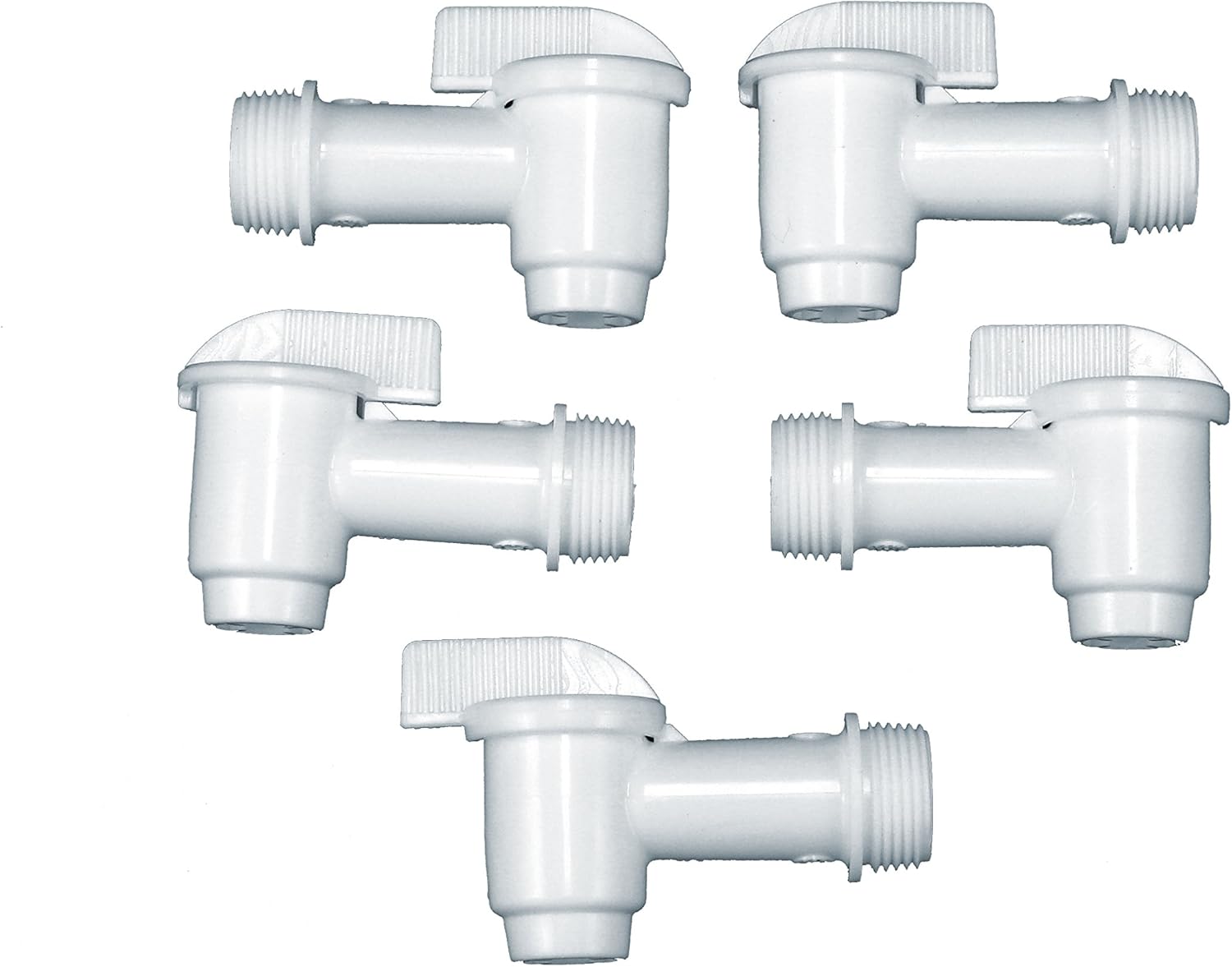 Amazon.com : 5 Pack of 1/2 turn 3/4 in. NPT Plastic Spigots ...