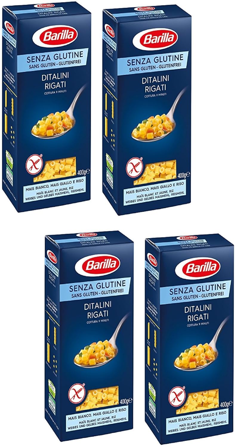 Amazon.com : Barilla: Gluten Free Corn and Rice Pasta "Ditalini Rigati ...