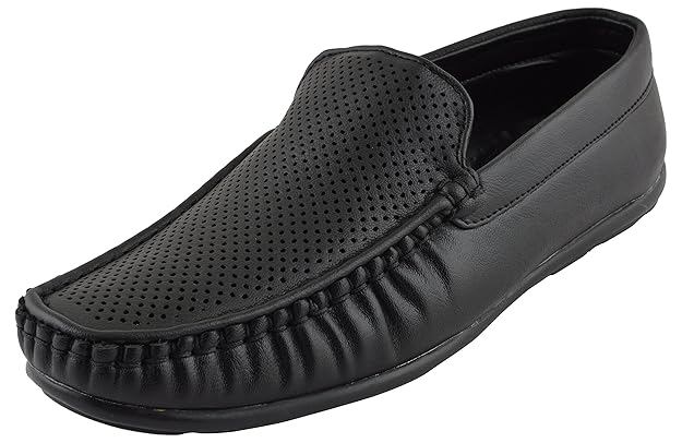 Buy Loofer's Men's Black Loafers - 10 UK at Amazon.in