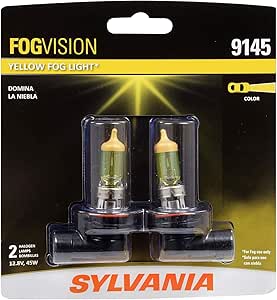 Amazon.com: Sylvania 9145 Fog Vision Yellow Amber Exterior Vehicle ...