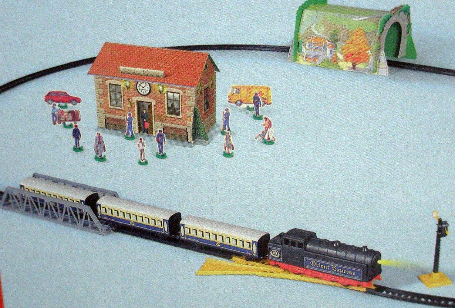 Train and Trams Orient Express METALICO Electric Train with Bridge ...