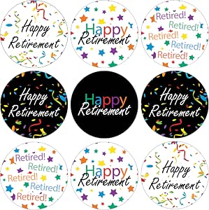 Amazon.com: Happy Retirement Party Favor Stickers - 180 Labels : Home ...
