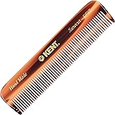 Amazon.com : Kent A FOT Tortoiseshell Fine Tooth Handmade Pocket Comb for Men, Women and Kids ...