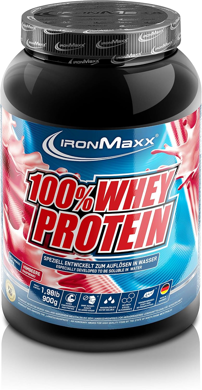 IronMaxx 100% Whey Protein – Proteinpulver auf Wasserbasis ...