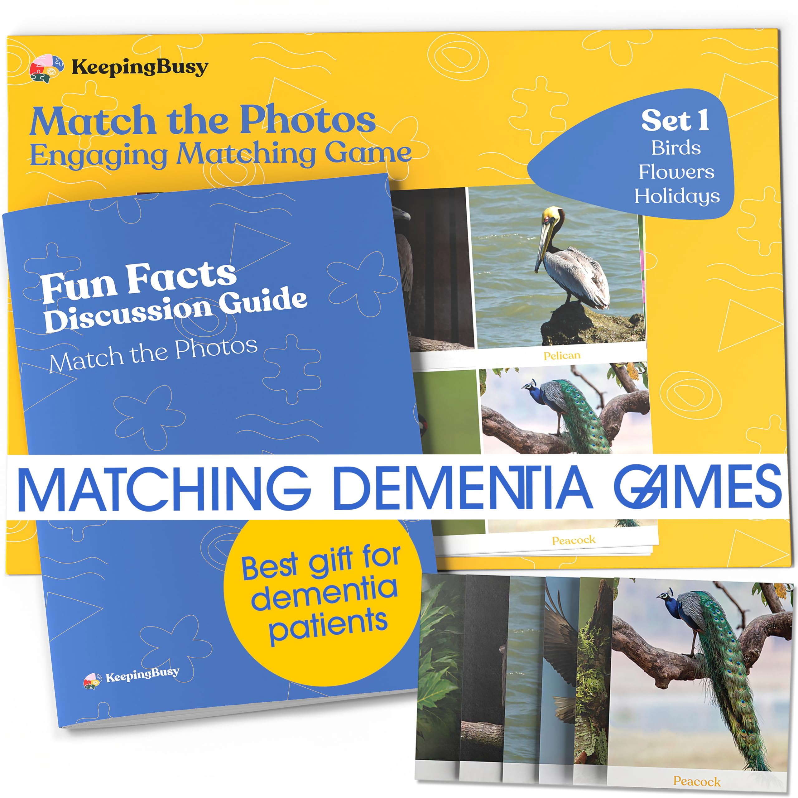 Mua Keeping Busy Match The Photos with Fun Facts Set 1 Dementia ...