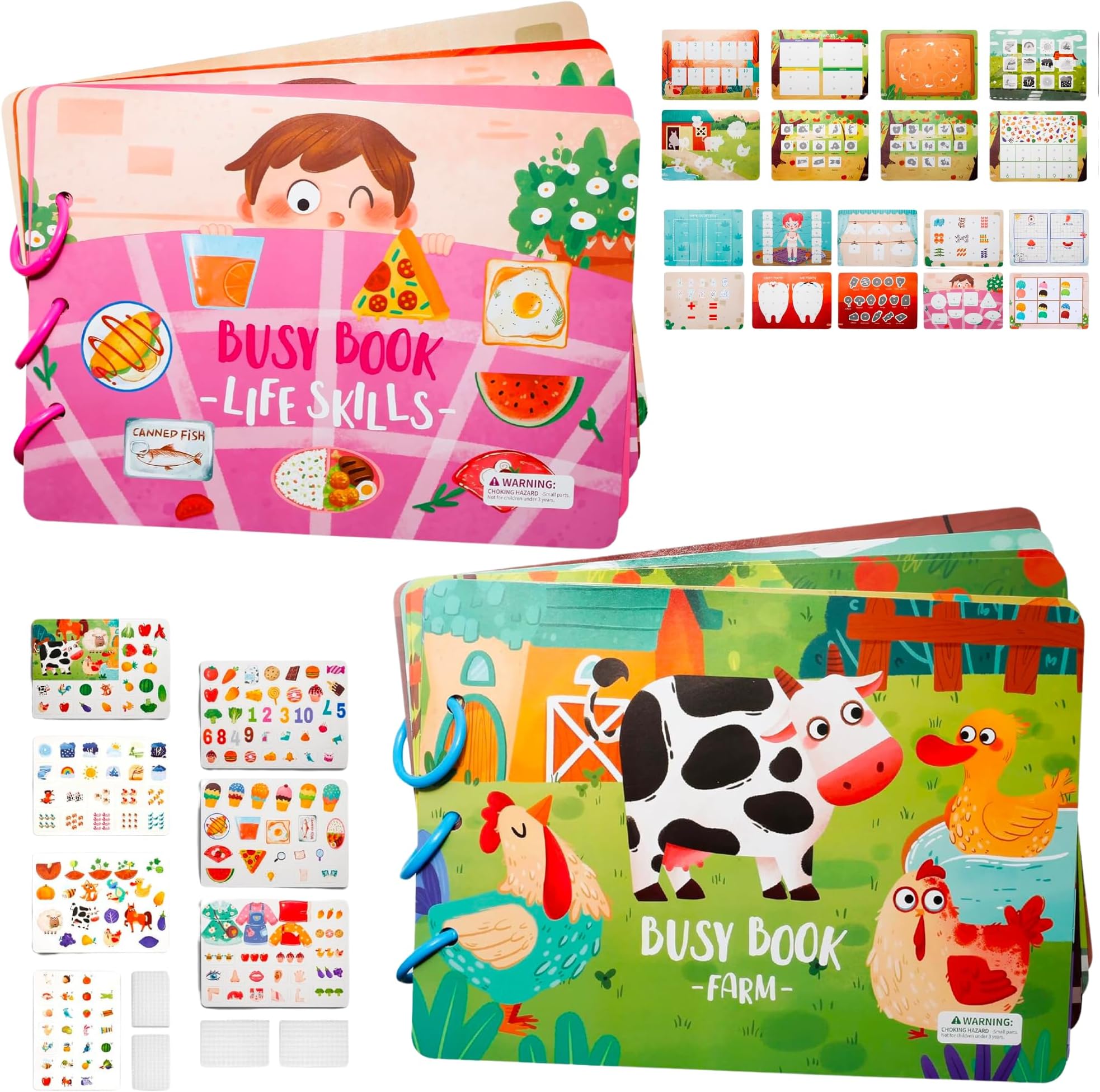 MIMA2672 Busy Book for Toddlers 3 Ages and Up, Preschool Busy Book ...