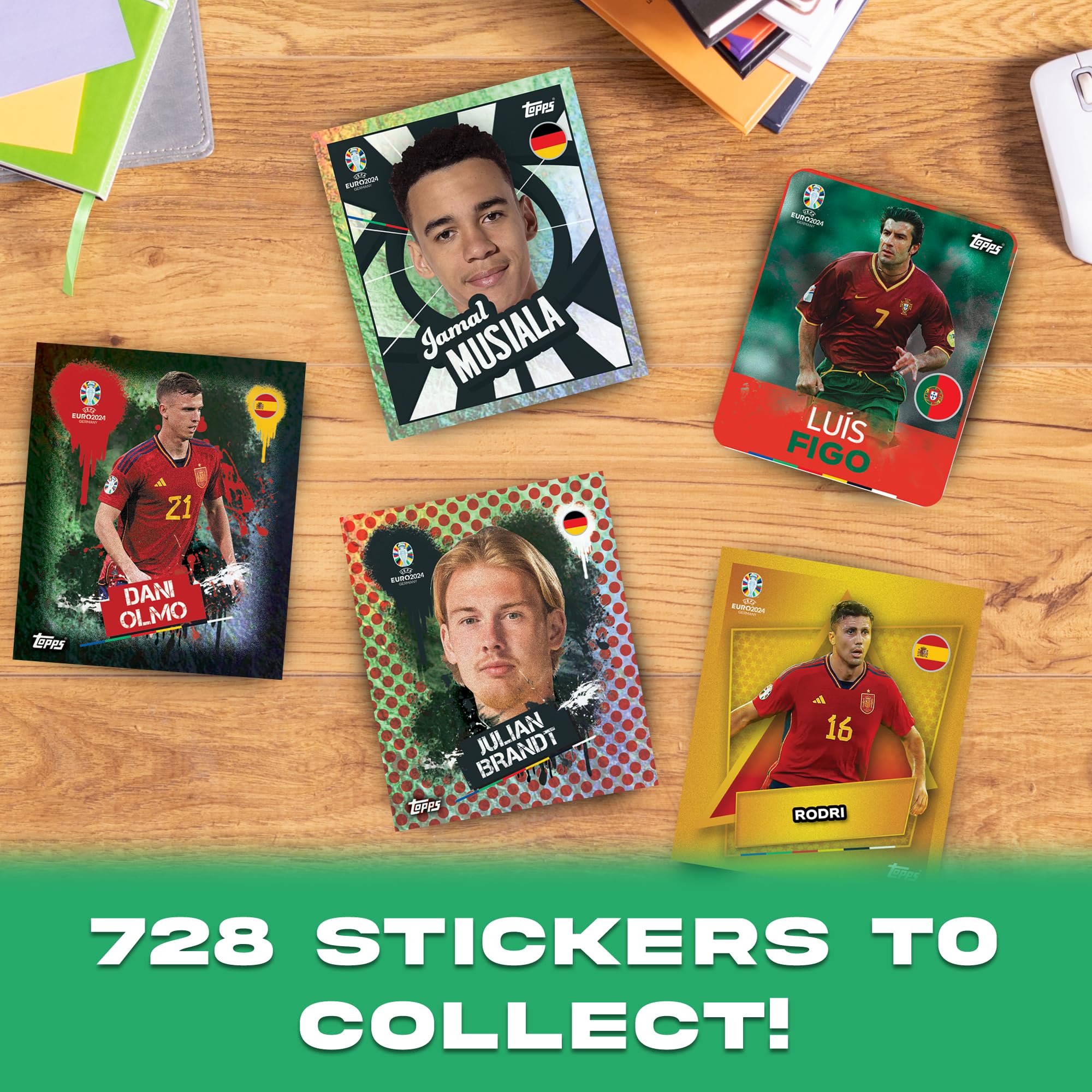 Mua Topps Euro 2024 Soccer Sticker Bundle, Including Mega Eco Box with ...