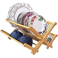 Amazon.com: Totally Bamboo Eco Collapsible Bamboo Dish Drying Rack ...