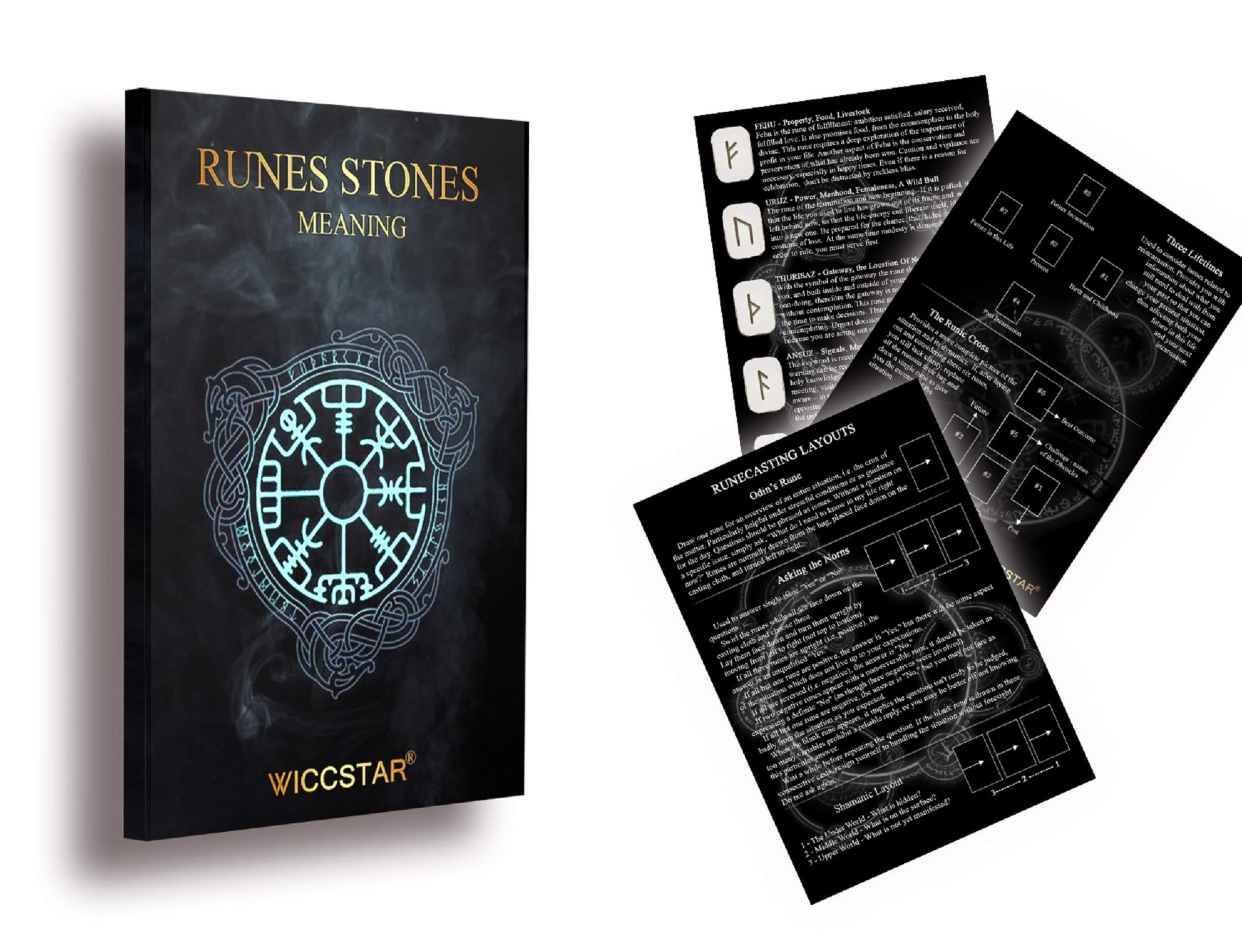 Mua WICCSTAR Rune Stones Set with Manual for Beginners and 5 layouts ...