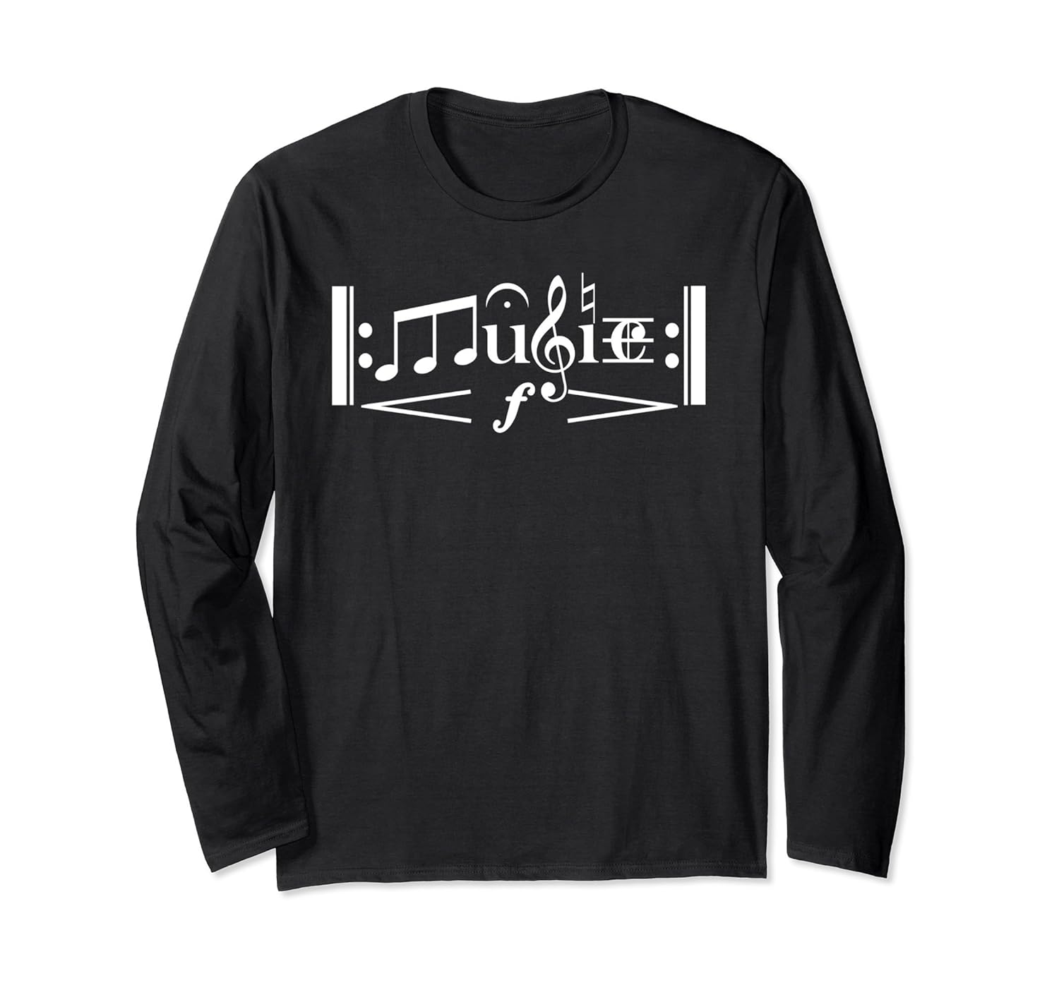 Music Notation Symbols Artwork Long Sleeve Shirt 4LVS music-notation-symbols-artwork-long-sleeve-shirt-4lvs