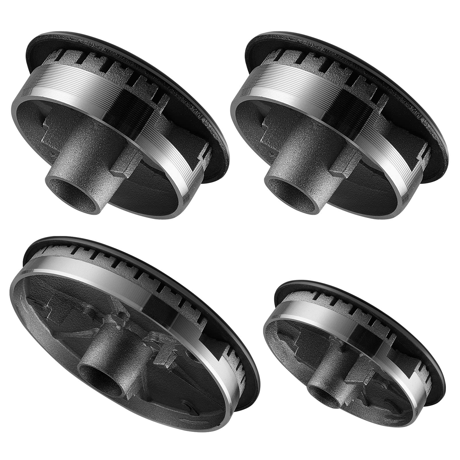 4 Cooker Hat Set Oven Gas Hob Burner Crown Gas Stove Burner Caps Flame ...
