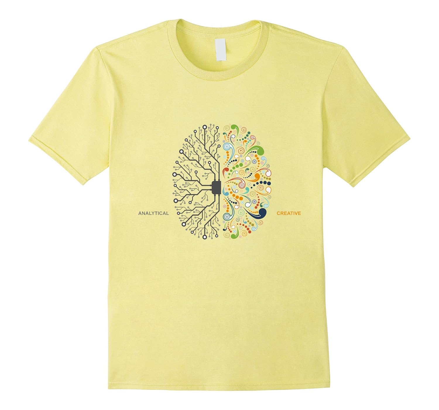 Left and right brain t-shirt – funny shirts-Art – Artvinatee