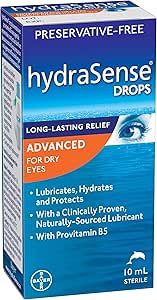 hydraSense Advanced Eye Drops, For Dry Eyes, Preservative Free ...