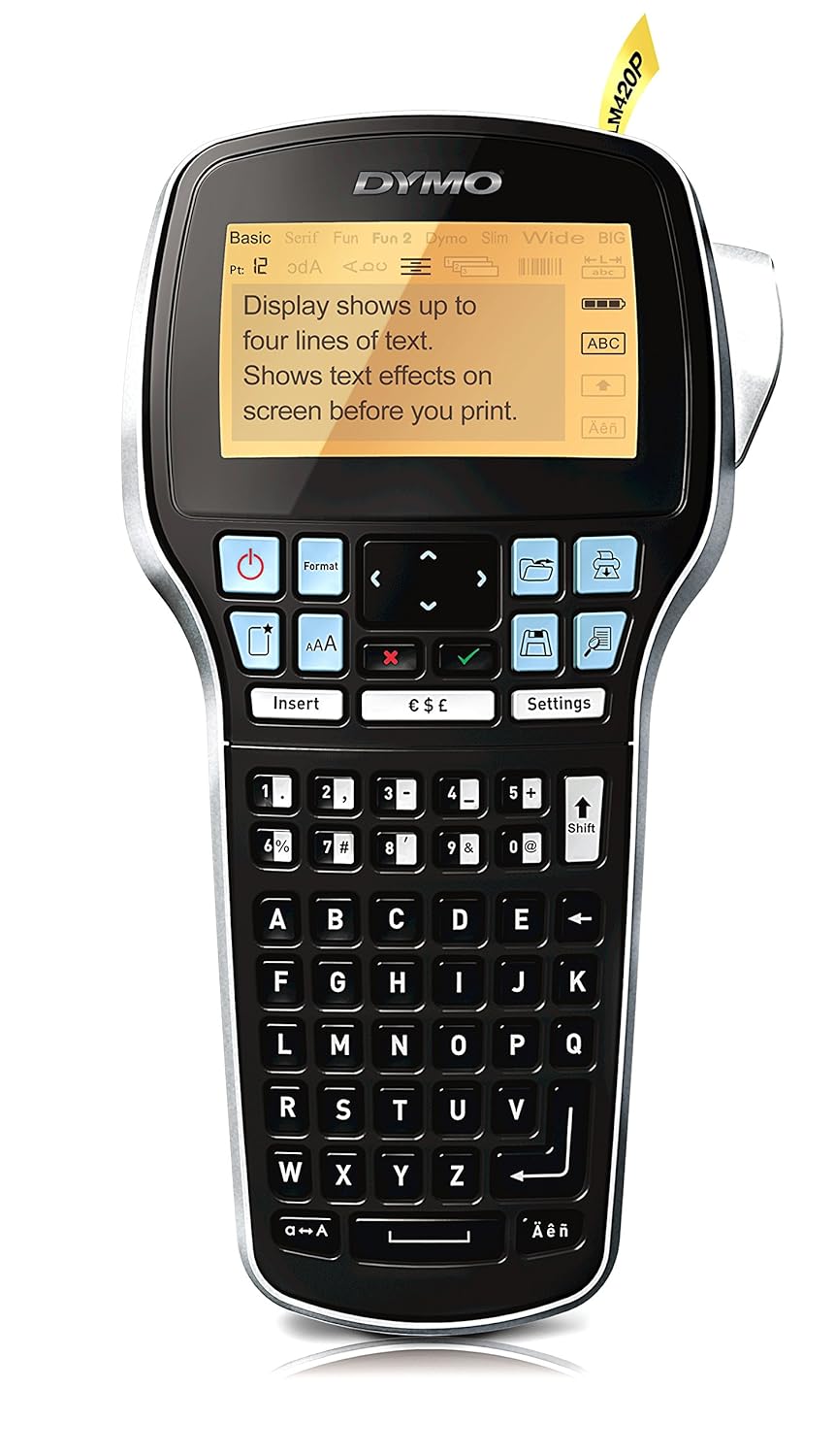 Dymo LM 420P ABC, Handheld use Label Maker: Dymo: Amazon.co.uk: Office ...