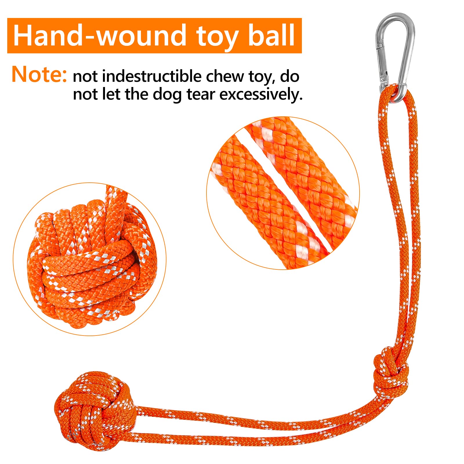 Mua XiaZ Spring Pole Dog Rope Toys- Tug of War Toy with Bungee and 16ft ...