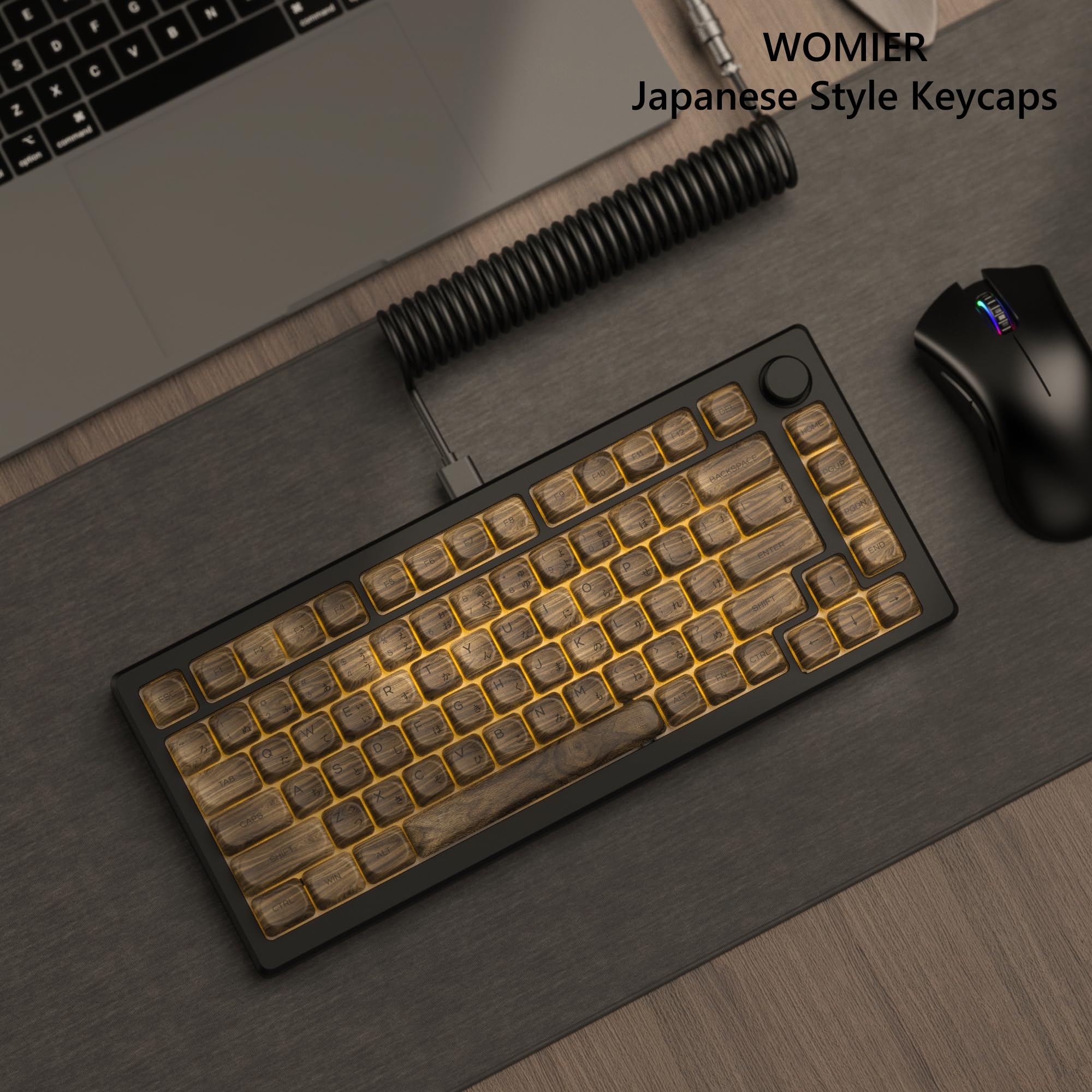 Mua Womier PBT Keycaps - Keycaps 75 Percent, MOA Keycaps Dye ...