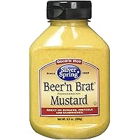 Amazon.com : Silver Springs Mustard Beer & Brat, 9.48 Ounce (Pack of 2 ...
