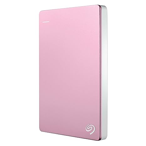 Seagate 2TB Backup Plus Slim (Rose Gold) USB 3.0 External Hard Drive ...
