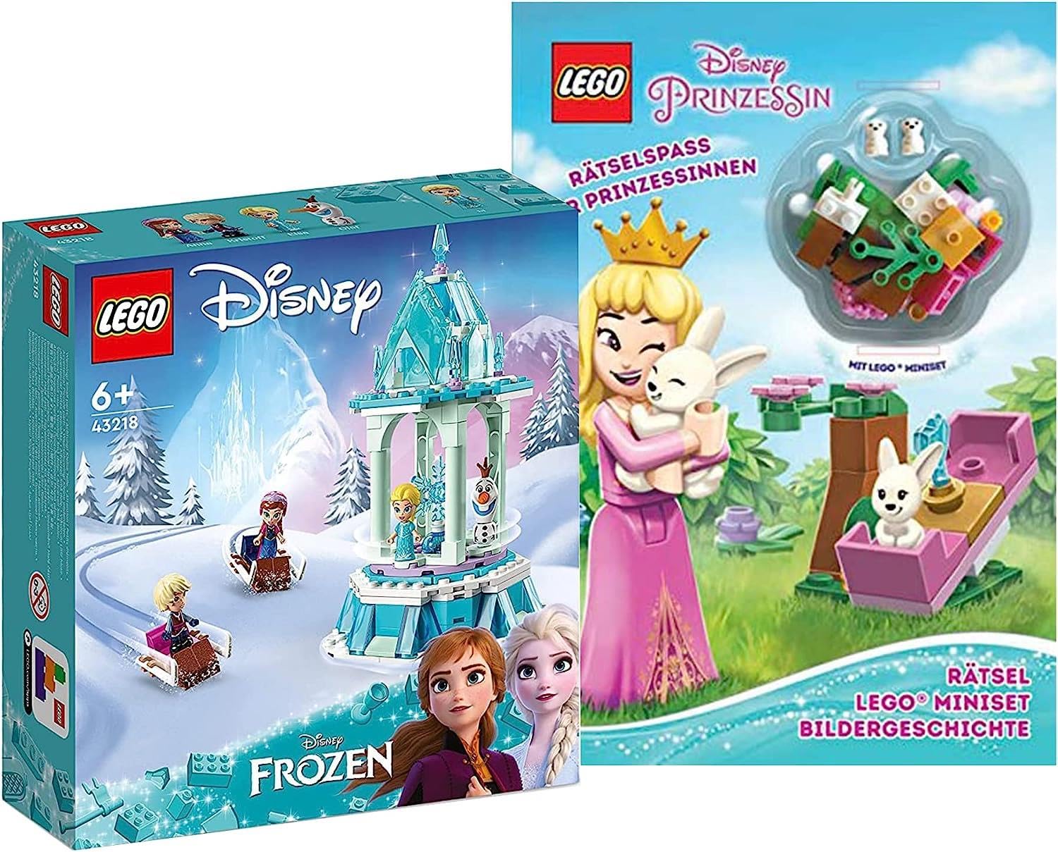 LEGO Disney Princess Anna's and Elsa's Magic Carousel, Frozen Toy ...