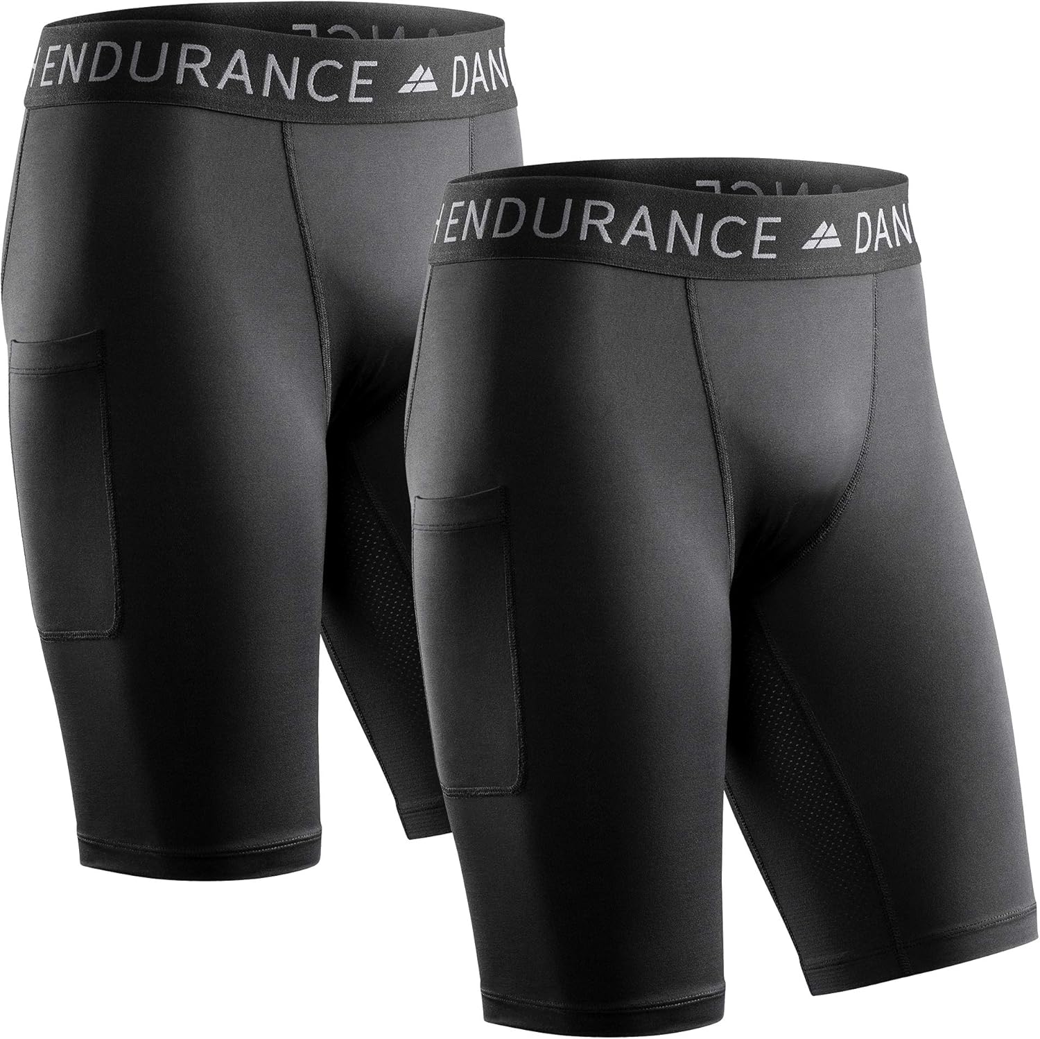 Amazon.com: DANISH ENDURANCE Men's Compression Shorts 2-Pack, Workout ...