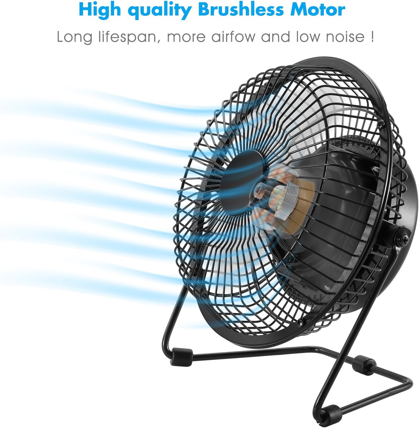 Ventilatori Ufficio Esterno COMLIFE Ventilatore Personale da Tavolo 7.5 ...