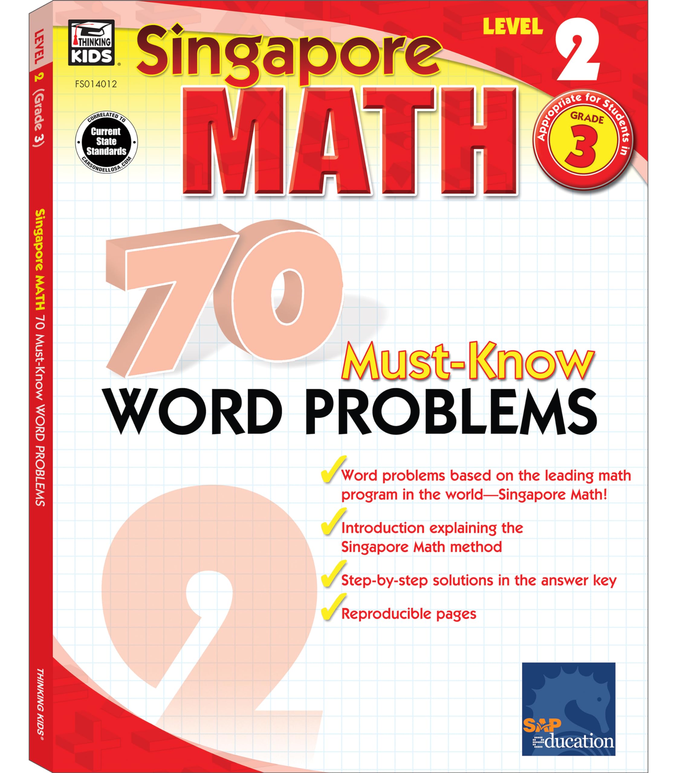 Mua Singapore Math Level 2 70 Must-Know Word Problems 3rd Grade ...