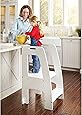 Amazon.com: Guidecraft Step-Up Kitchen Helper Stools, Espresso: Kitchen ...