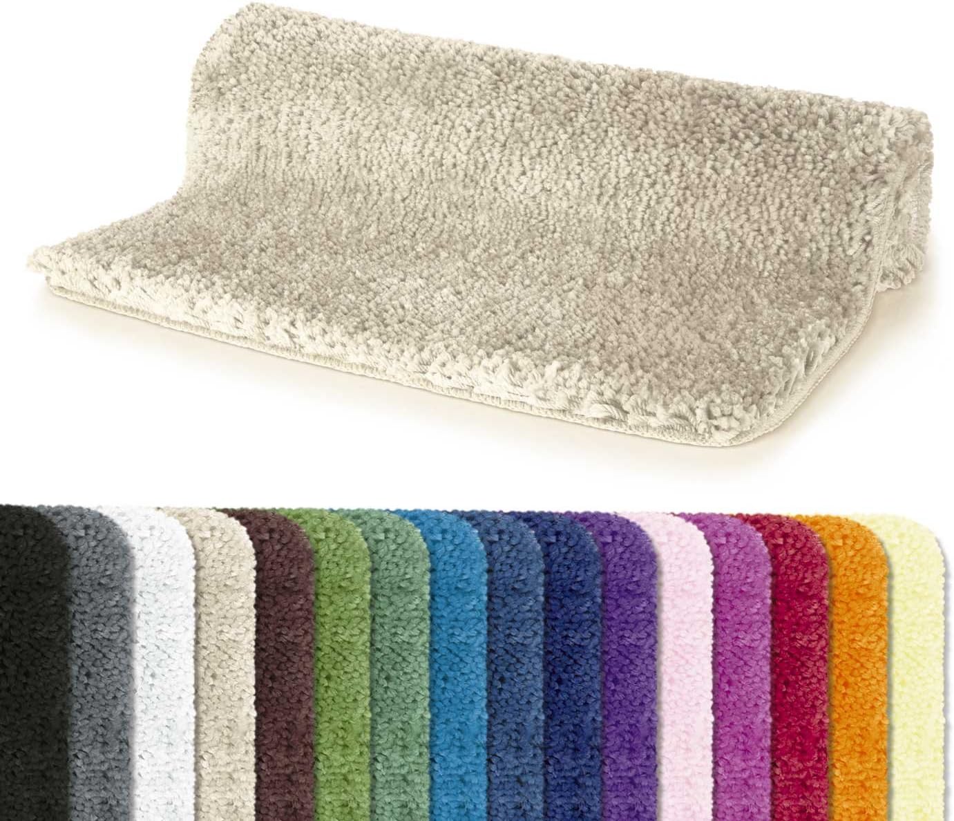 Spirella badmat badmat douchemat microvezel hoogpolig | pluizig ...