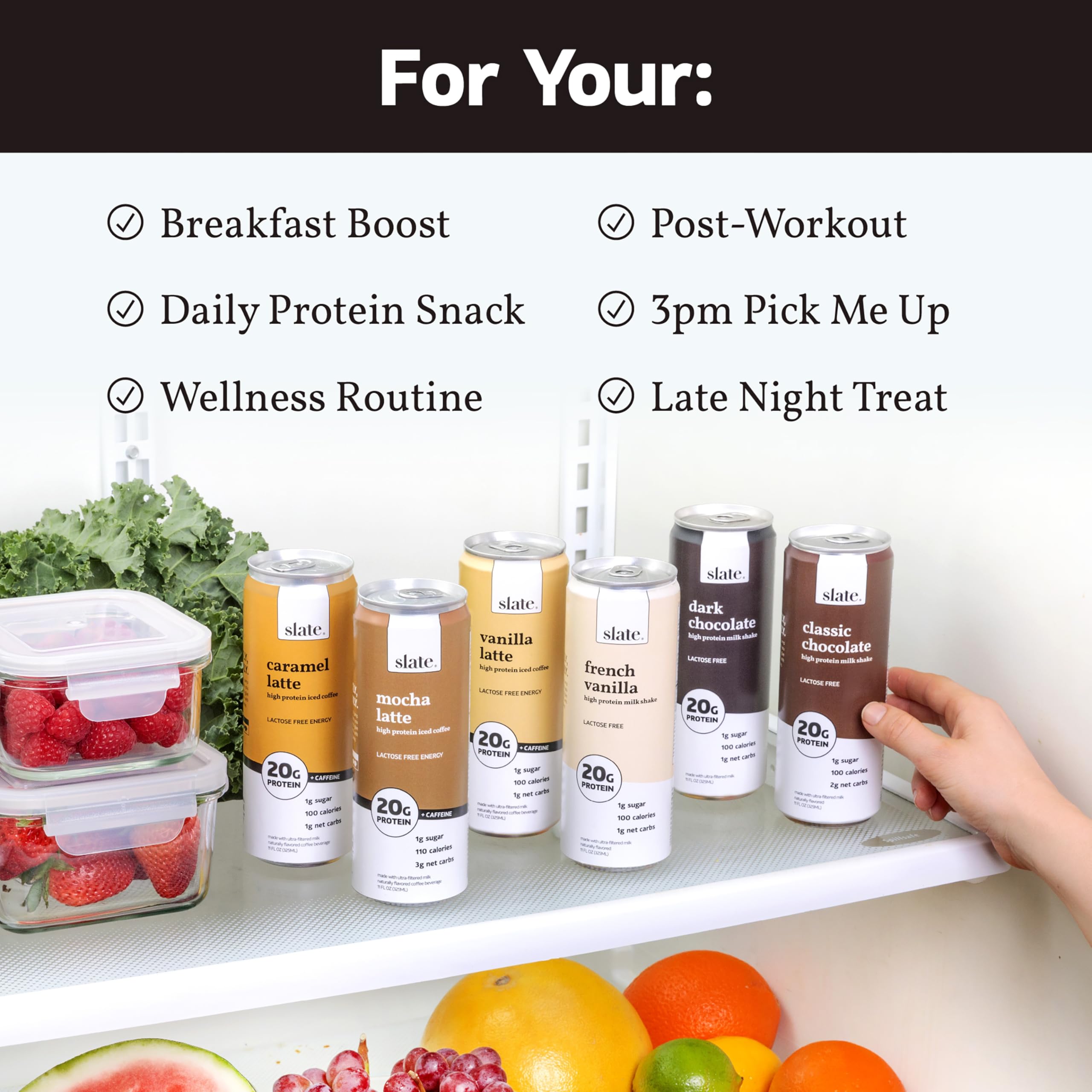 Mua Slate Milk - High Protein Milk Shake - French Vanilla - Lactose ...