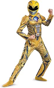 Amazon.com: Disguise Ranger Movie Deluxe Costume, Yellow, Large (10-12 ...