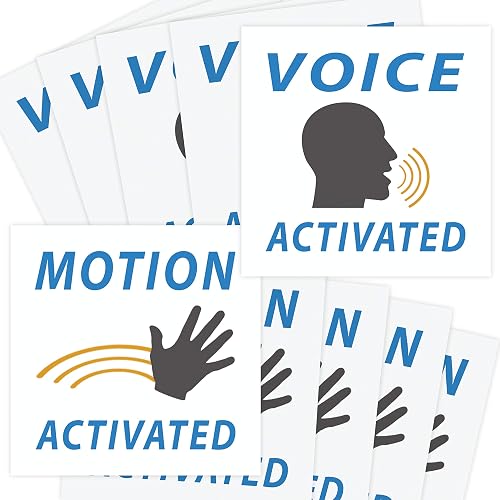 Funny, Realistic Voice & Motion Activated Prank Stickers, 50 Pack ...