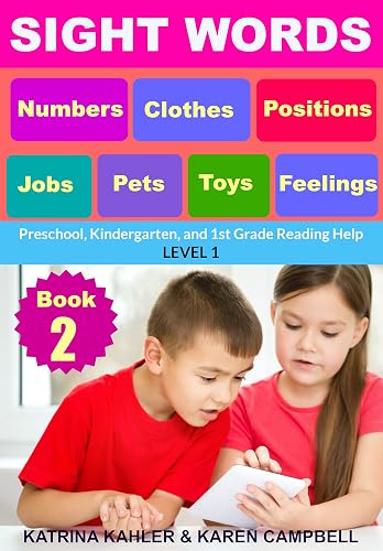 SIGHT WORDS - Book 2 - Pets Clothes Toys Jobs Numbers Feelings ...