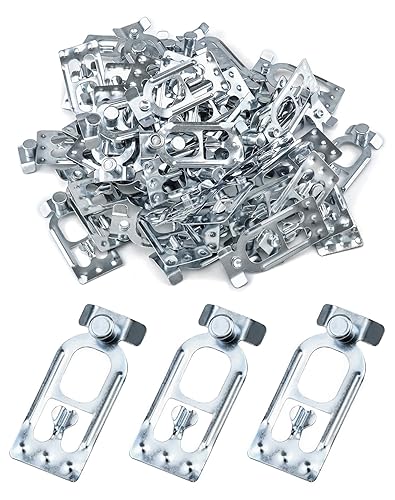 QWORK Teardrop Pallet Rack Safety Clip, 100 Pcs Universal Pallet ...
